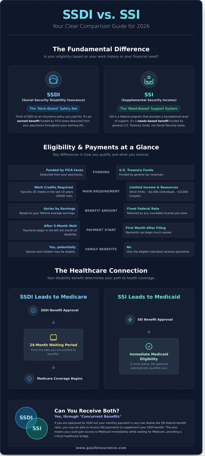 SSDI vs. SSI: A Clear Guide to Understanding Your Disability Benefits ...