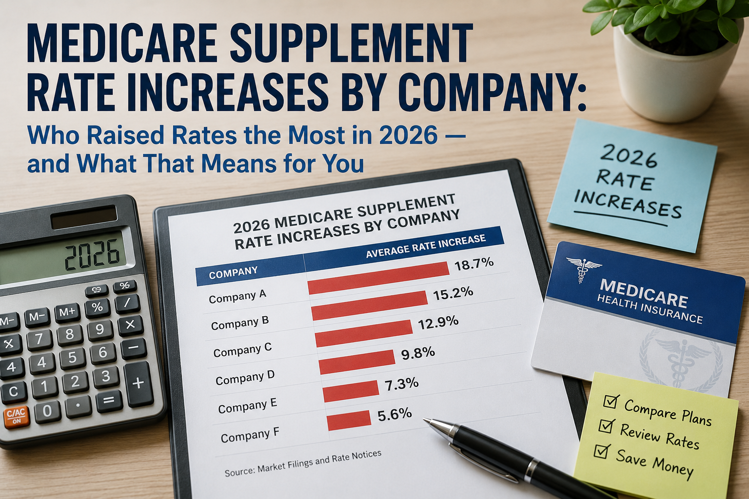 Medicare Supplement Rate Increases by Company in 2026: Who Raised Rates ...